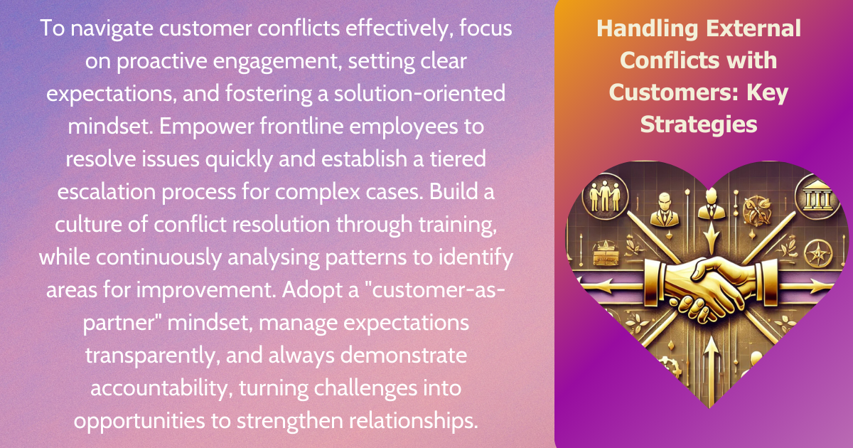 Key Strategies for Handling External Conflicts with Customers